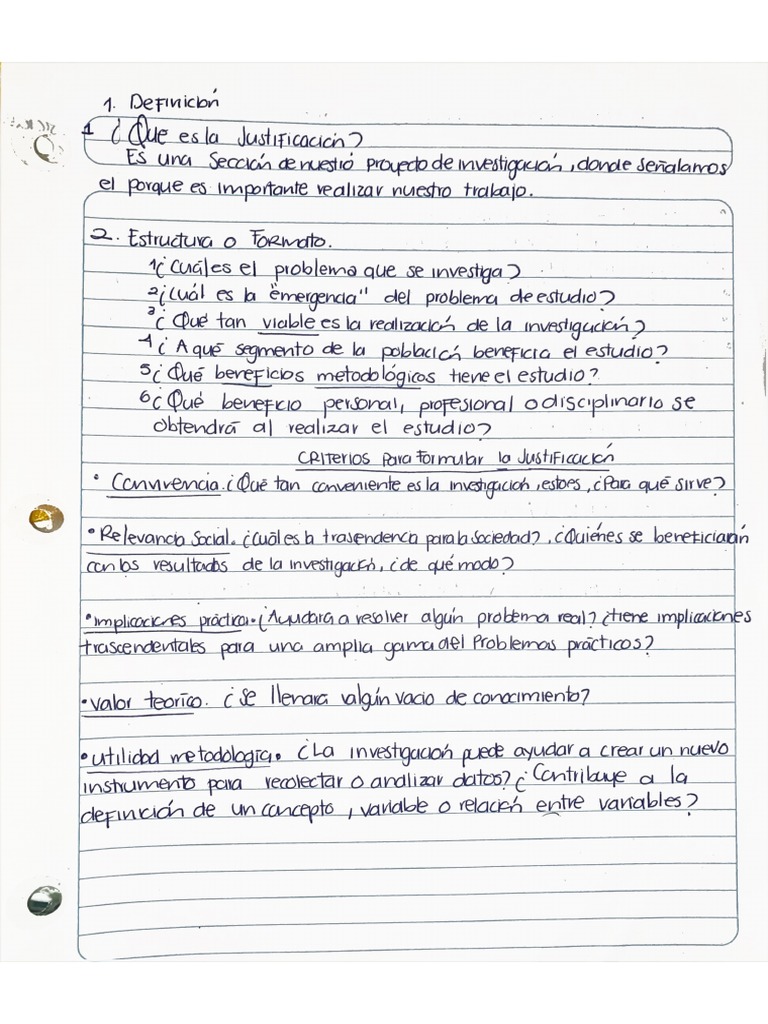 Que Es La Justificacion | PDF