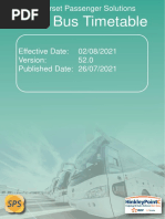 Timetable X51-X53 | PDF | Bus Transport | Routes