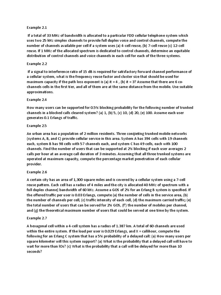 Assignment 7 Pdf Frequency Modulation Cellular Network 5014