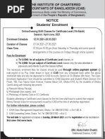 ICAB - Exam Routine (Revised) - March - April - 2021 | PDF