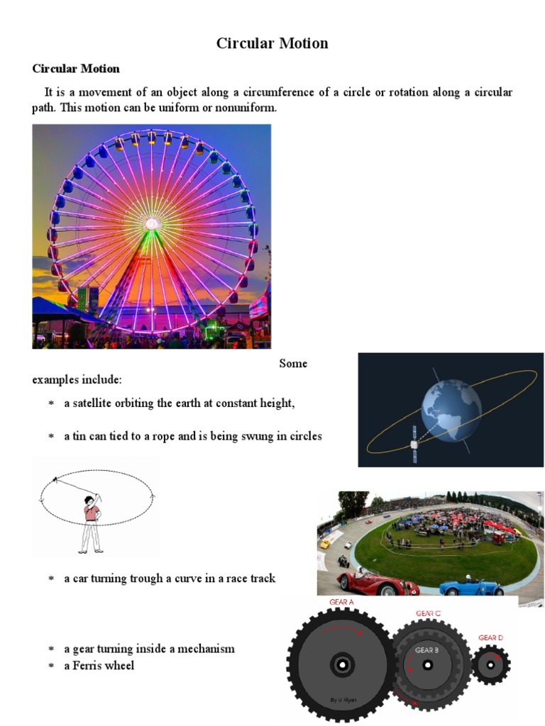 Lesson 2 - G8 Circular Motion | PDF | Acceleration | Physical Phenomena