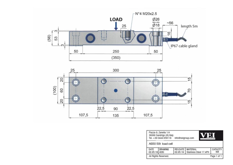 AS50 50t Flat Body Load Cell | PDF