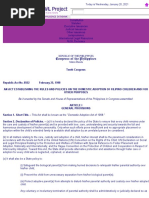 Domestic Adoption Act of 1998 Overview | PDF | Adoption | Legal Guardian