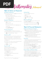 AP GP HP Cheatsheet | PDF | Analysis | Elementary Mathematics