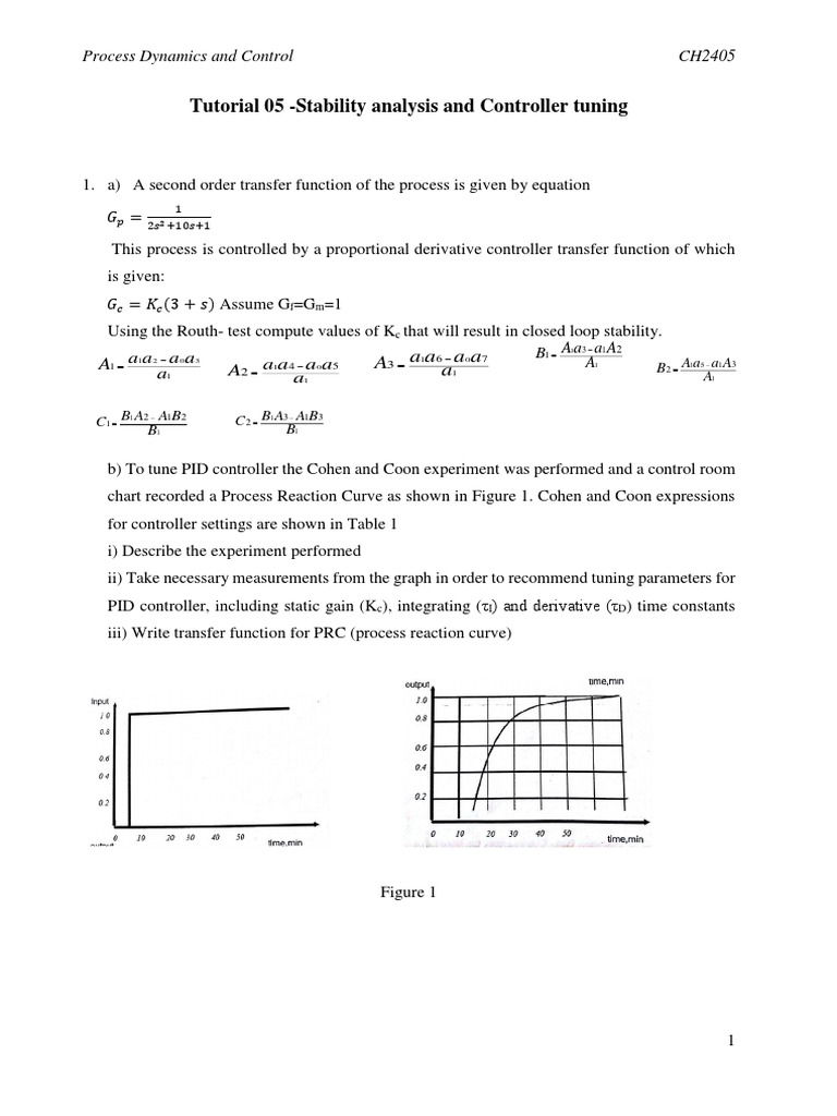Tutorial 5 | PDF | Control Theory | Applied Mathematics