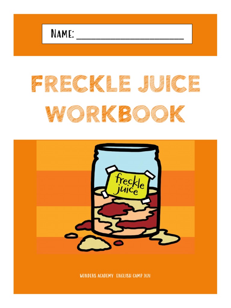 Freckle Juice Student Workbook | PDF