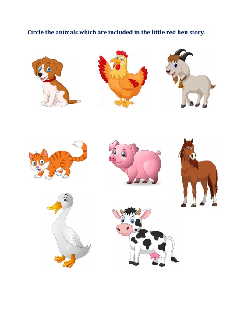 The Little Red Hen Story | PDF