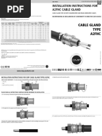 CMP Cable Gland Installation Guide | PDF | Electrical Wiring | Wire
