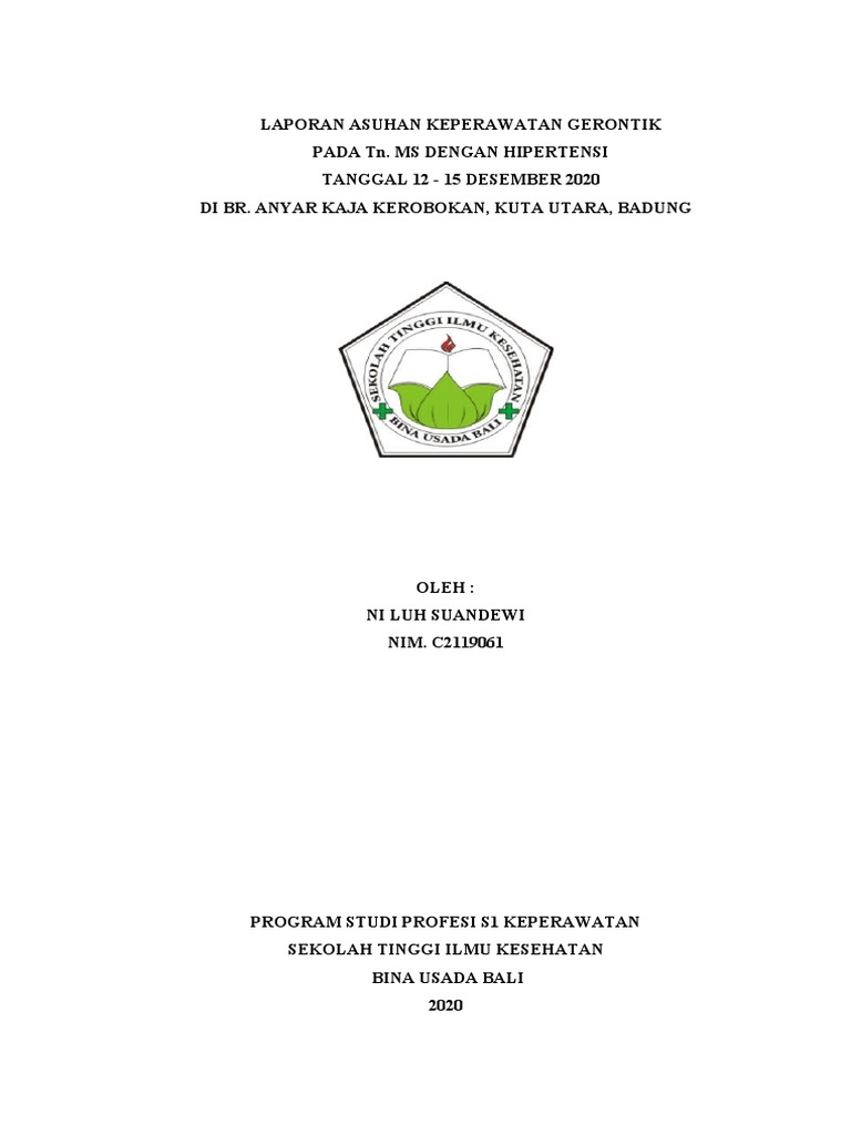 061 NI LUH SUANDEWI ASKEP GERONTIK DG HIPERTENSI | PDF | Kesehatan Holistik