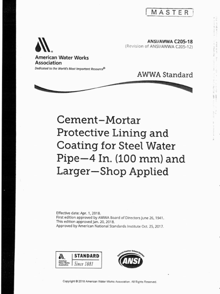 Awwa C205-18 | PDF