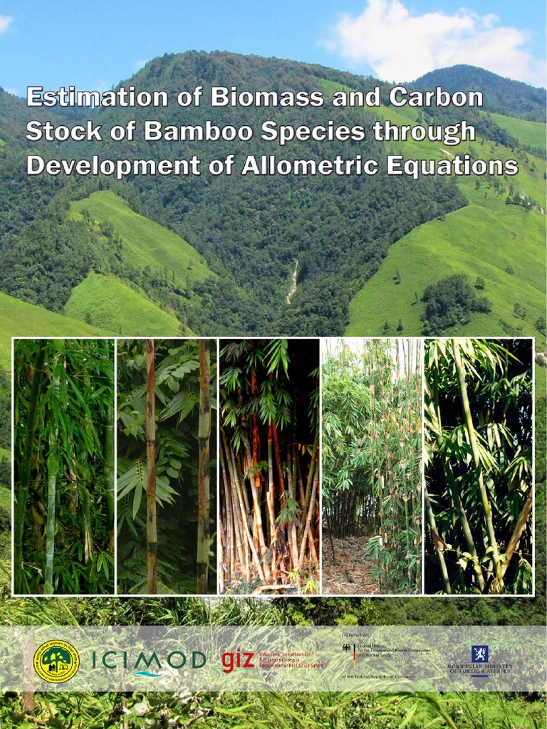 Estimation of Biomass and Carbon Stock of Bamboo | PDF | Regression ...