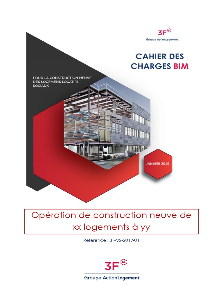Cahier Des Charges BIM 3F Construction 2019 Validé V2-1 | PDF ...