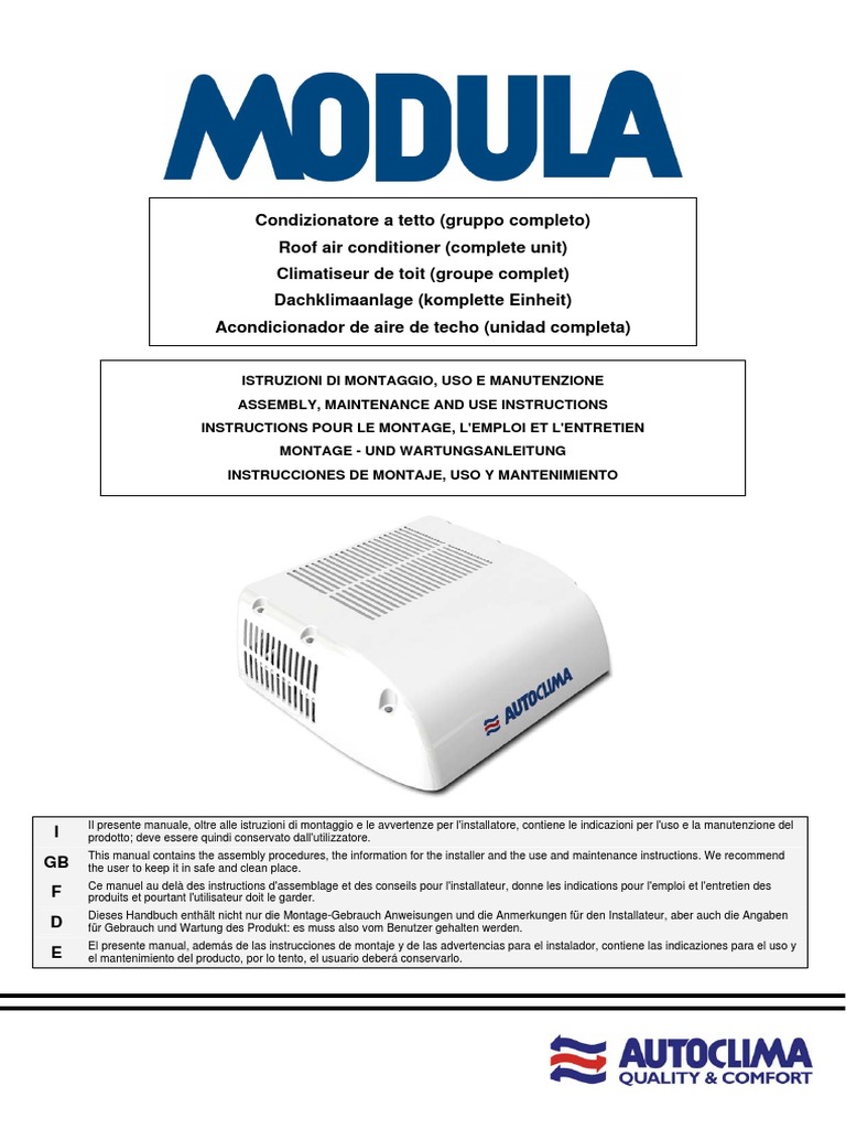 Autoclima - Catalogo Modula | PDF