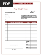 Motorcycle Repair Invoice Template | PDF