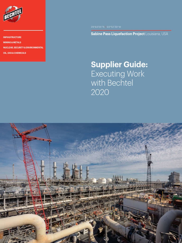 Supplier Guide:: Executing Work With Bechtel 2020 | PDF | Supply Chain ...