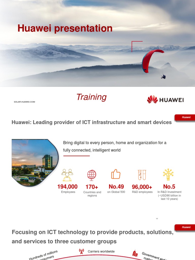 00 - HUAWEI - Training Introduction | Download Free PDF | Photovoltaics ...