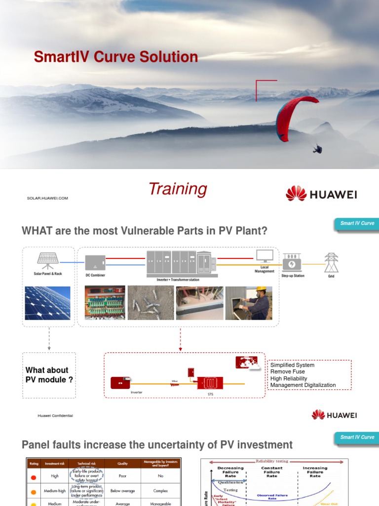 04 - HUAWEI - Training Smart IV Curve | PDF | Solar Panel | Photovoltaics