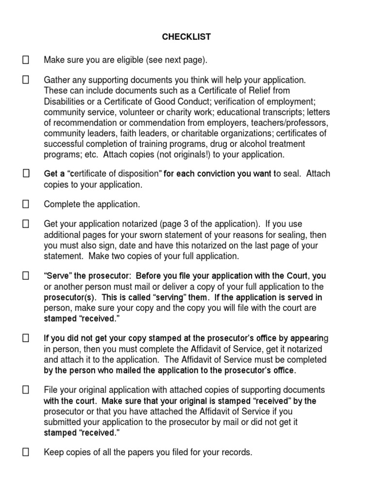 CPL 160.59 Sealing Application | PDF | Criminal Record | Notary Public