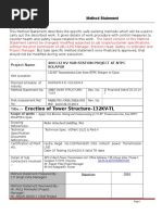 Stringing Method Statement | PDF | Insulator (Electricity) | Electric ...