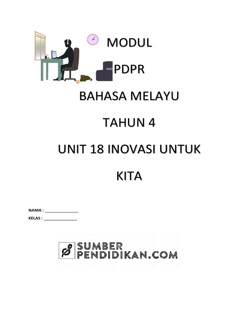 Modul PDPR BM Tahun 4 Unit 18 Inovasi Untuk Kita | PDF | Griya & Taman