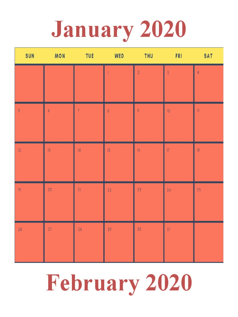 Diy Calendar 2020 | PDF | Lifestyle