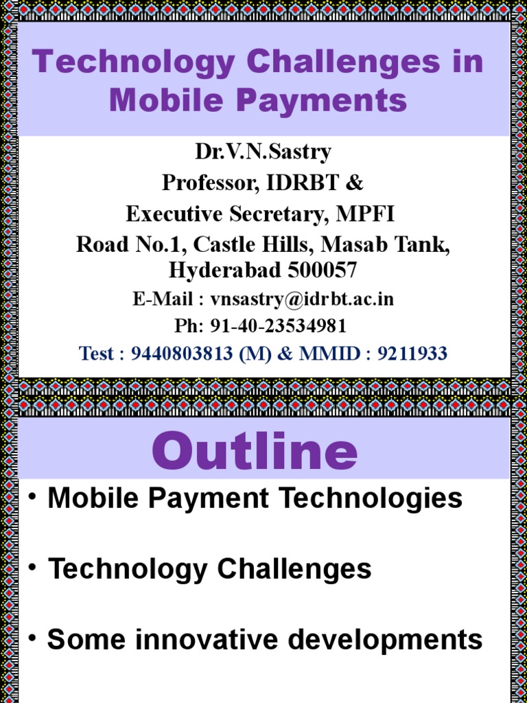 Mobile Payment Technology Challenges | PDF | Wireless Ad Hoc Network ...