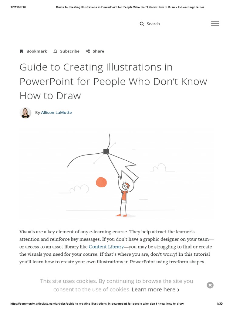 Guide To Creating Illustrations in PowerPoint | PDF | Educational ...