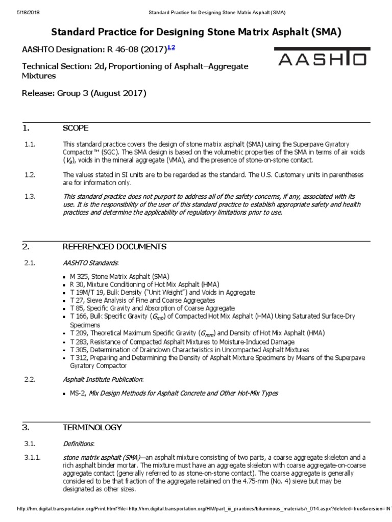 Standard Specifications For Transportation Materials and Methods of ...