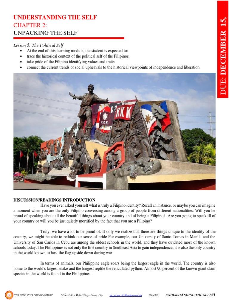 Understanding The Self Chapter 2 Lesson 5 | PDF | Philippines | Democracy