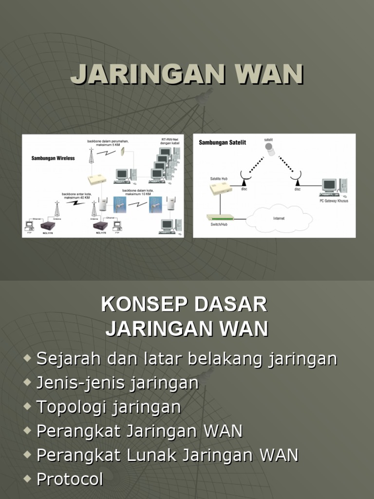 Sejarah dan Konsep Jaringan WAN | PDF
