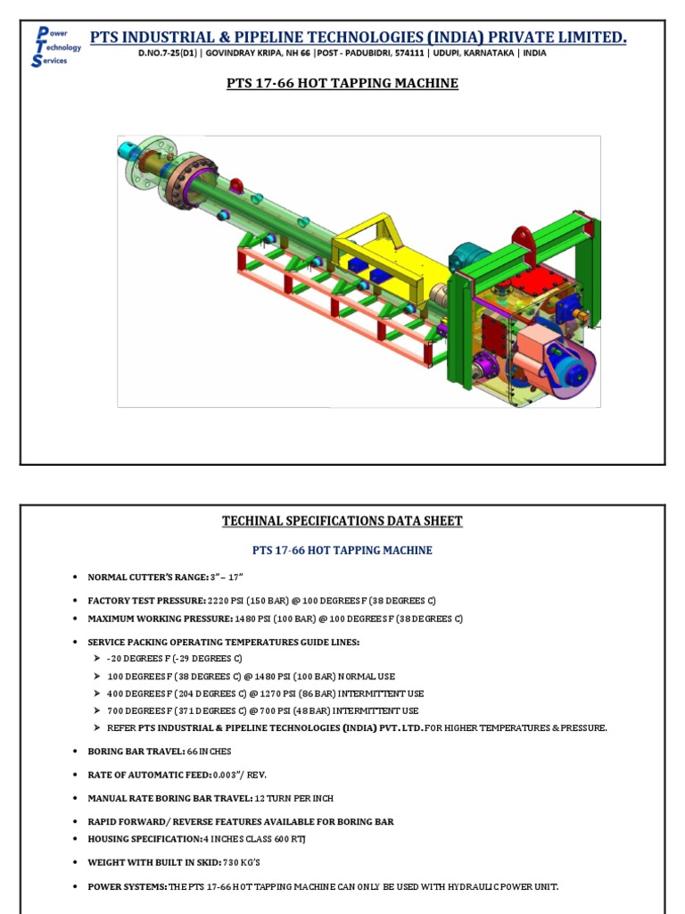 Pts Industrial & Pipeline Technologies (India) Private Limited | PDF ...