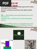 Class 8 Science Chapter Friction Notes | PDF