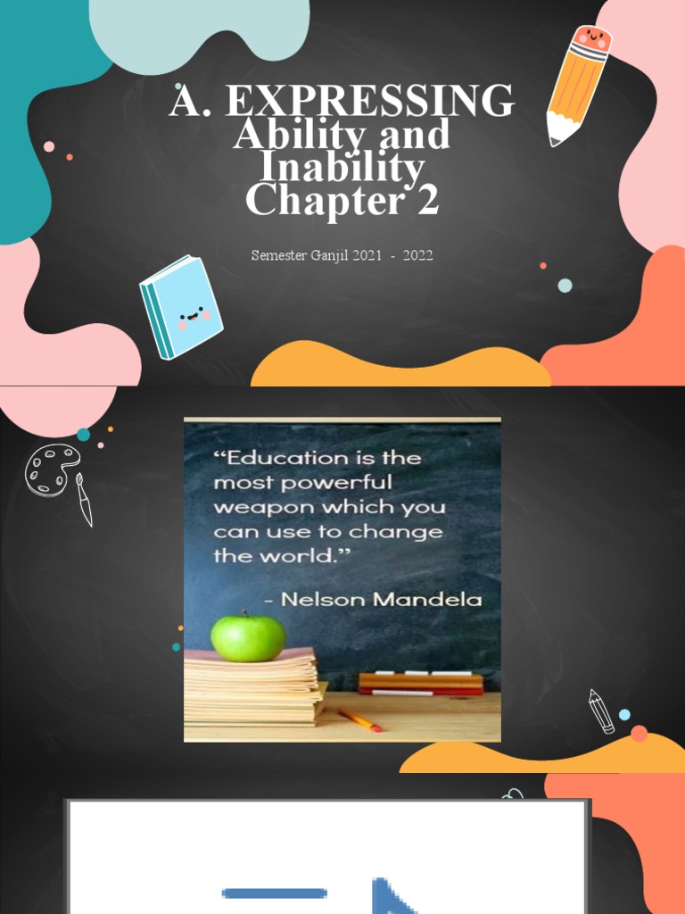 A. Expressing Ability and Inability: Semester Ganjil 2021 - 2022 | PDF ...