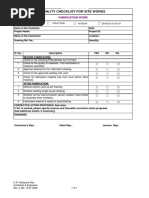 Steel Structure Fabrication Inspection Report | PDF