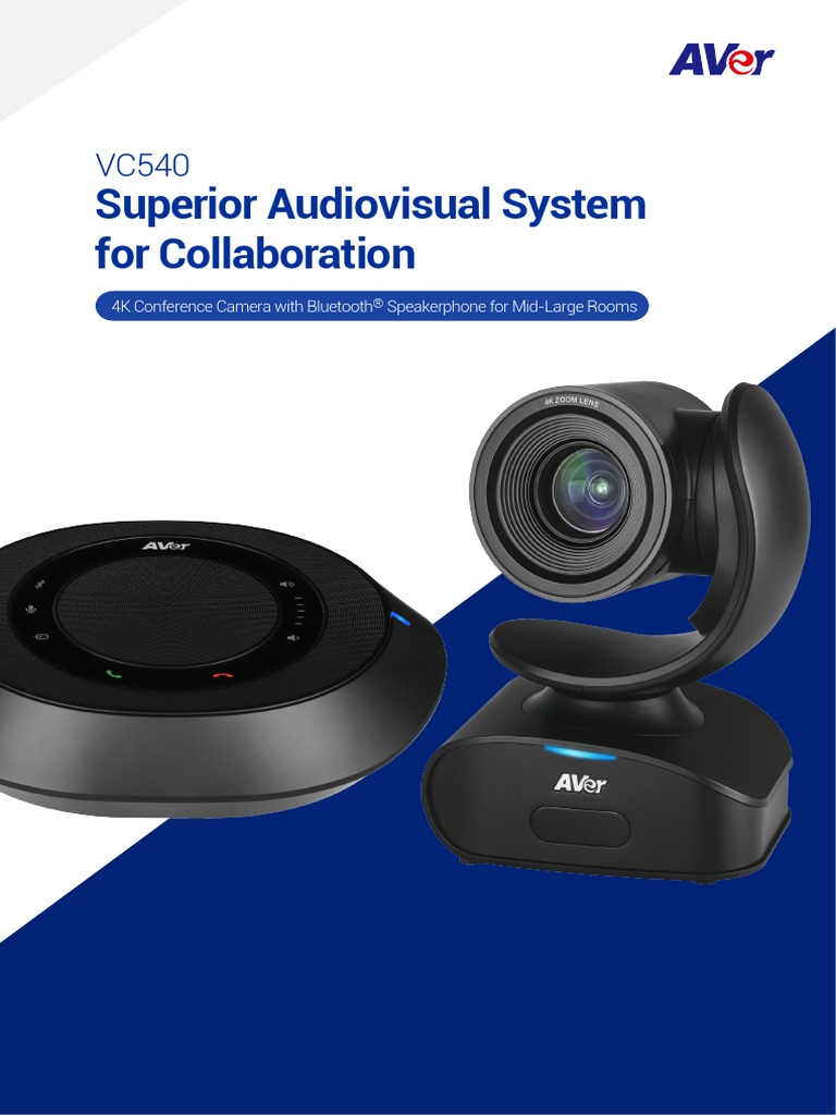 Superior Audiovisual System For Collaboration: 4K Conference Camera ...