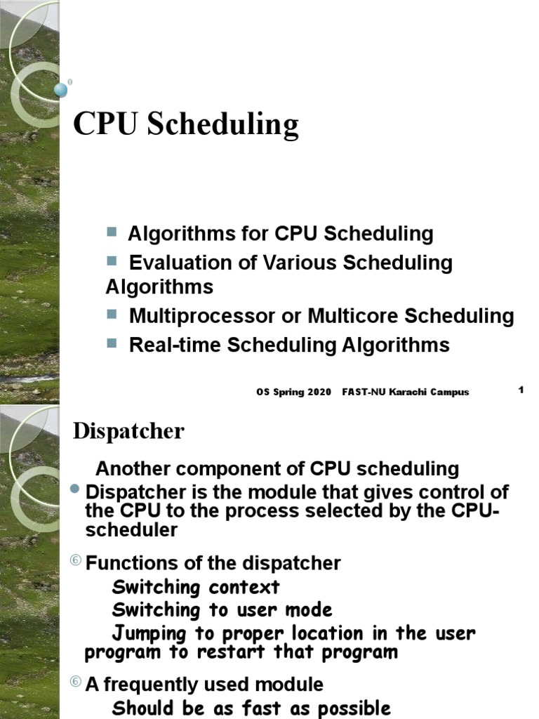 CPU Scheduling | PDF | Scheduling (Computing) | Thread (Computing)
