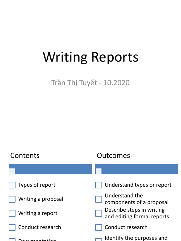Writing Reports: Types, Components, and Best Practices | PDF | Chart ...