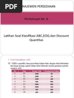 Contoh Soal EOQ | PDF | Teknologi & Rekayasa