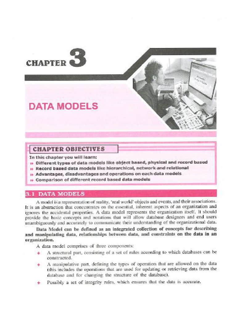 Chapter 3 - Data Models | PDF