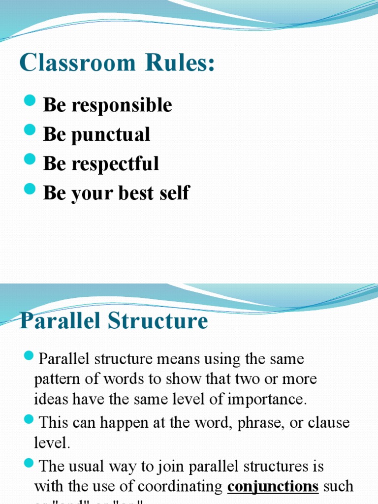 Classroom Rules:: Be Responsible Be Punctual Be Respectful Be Your Best ...