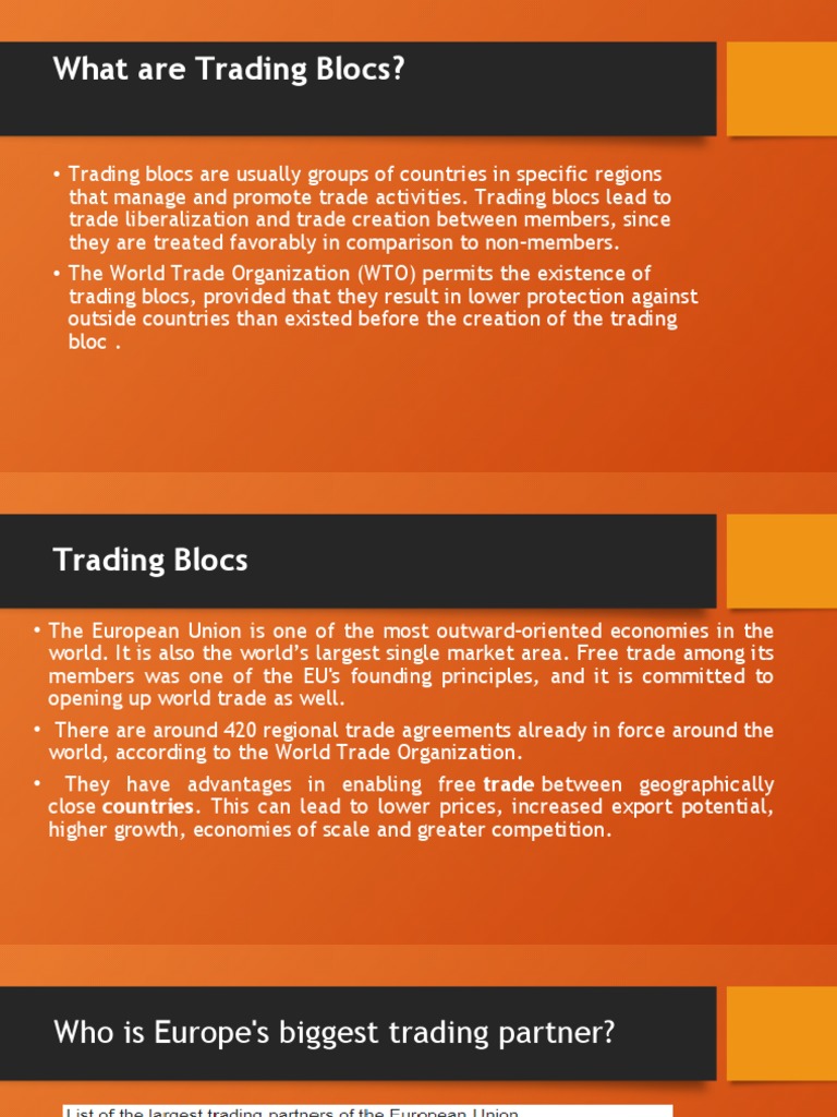 What Are Trading Blocs | PDF
