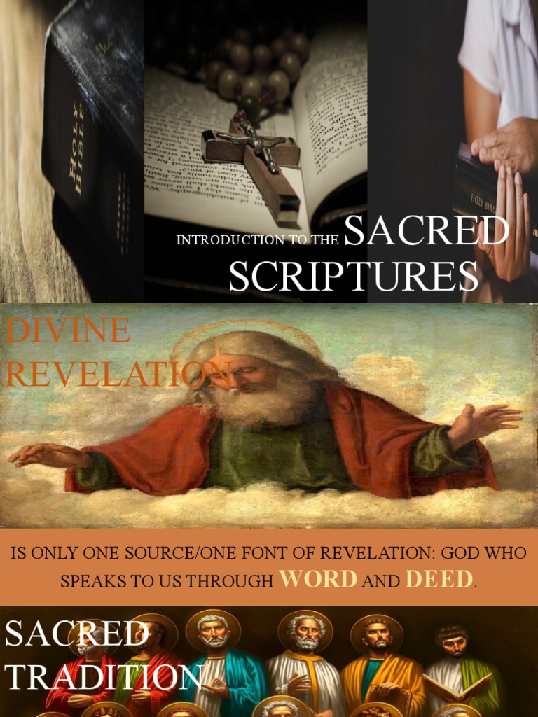 Sacred Scriptures: Introduction To The | PDF | Bible | Nevi'im