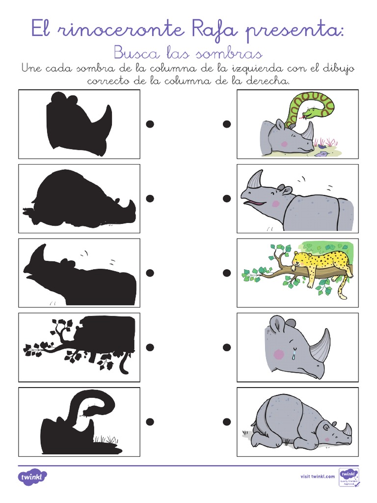 ES T T 2545680 Ficha Buscar Las Sombras El Rinoceronte Rafa | PDF