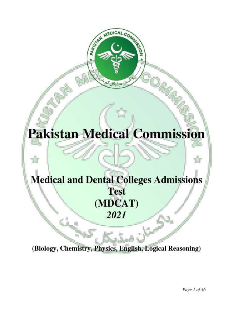 Pakistan Medical Commission: Medical and Dental Colleges Admissions ...