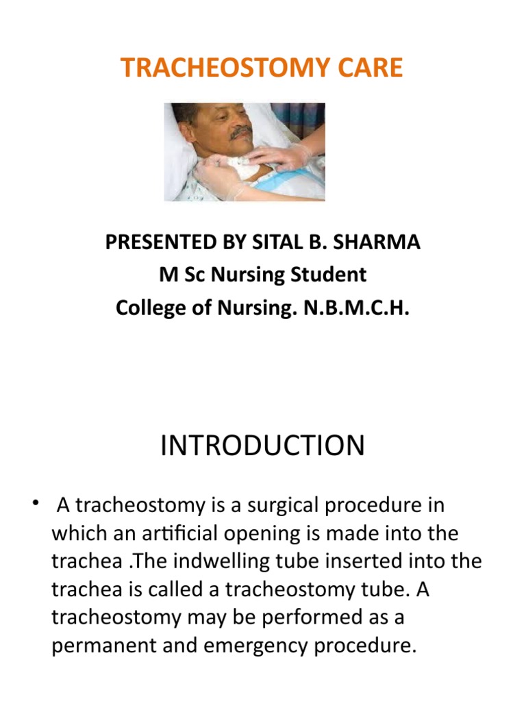 Tracheostomy Care | PDF | Clinical Medicine | Medical Specialties