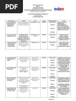 PESS Action Plan | PDF | Change | Cognition