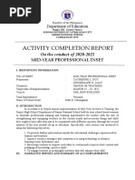 Inset Matrix 2020 | PDF | Literacy | Teachers