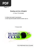 Sample TKT Answer Sheet | PDF