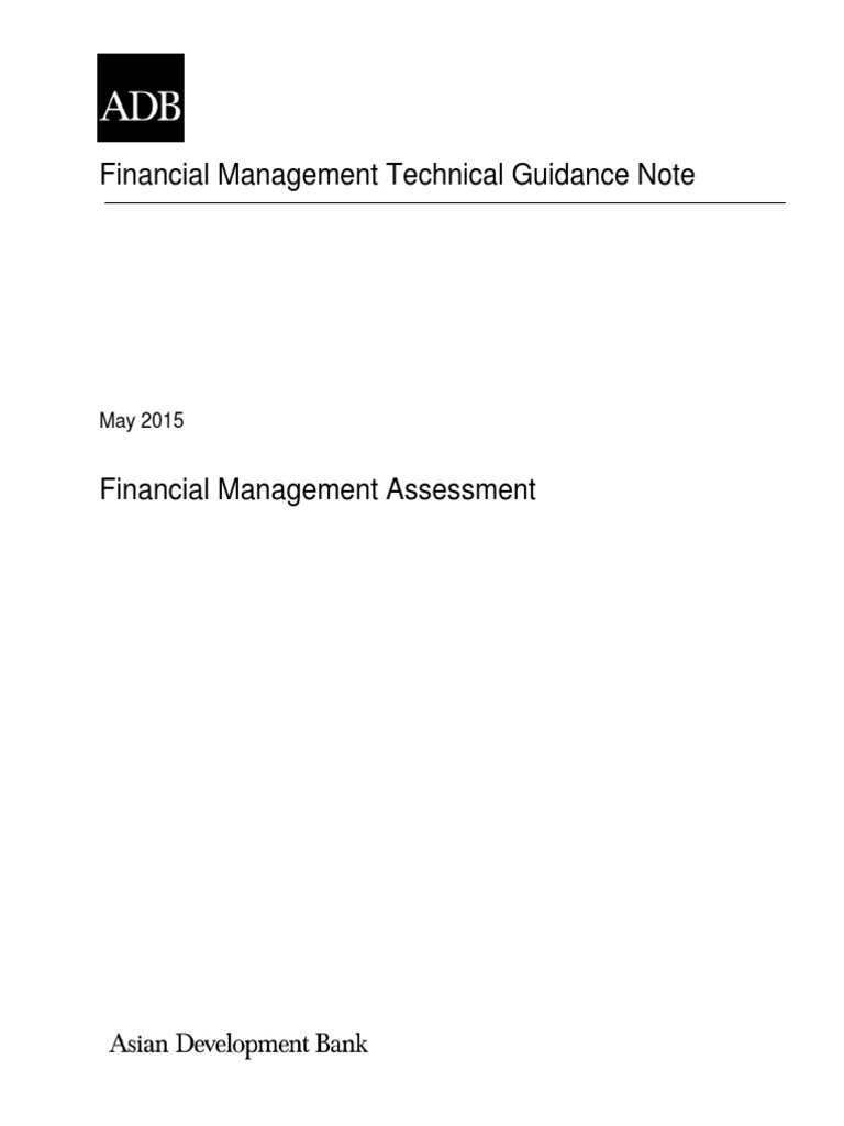 ADB Financial Management Guidance Note | PDF | Internal Control | Audit