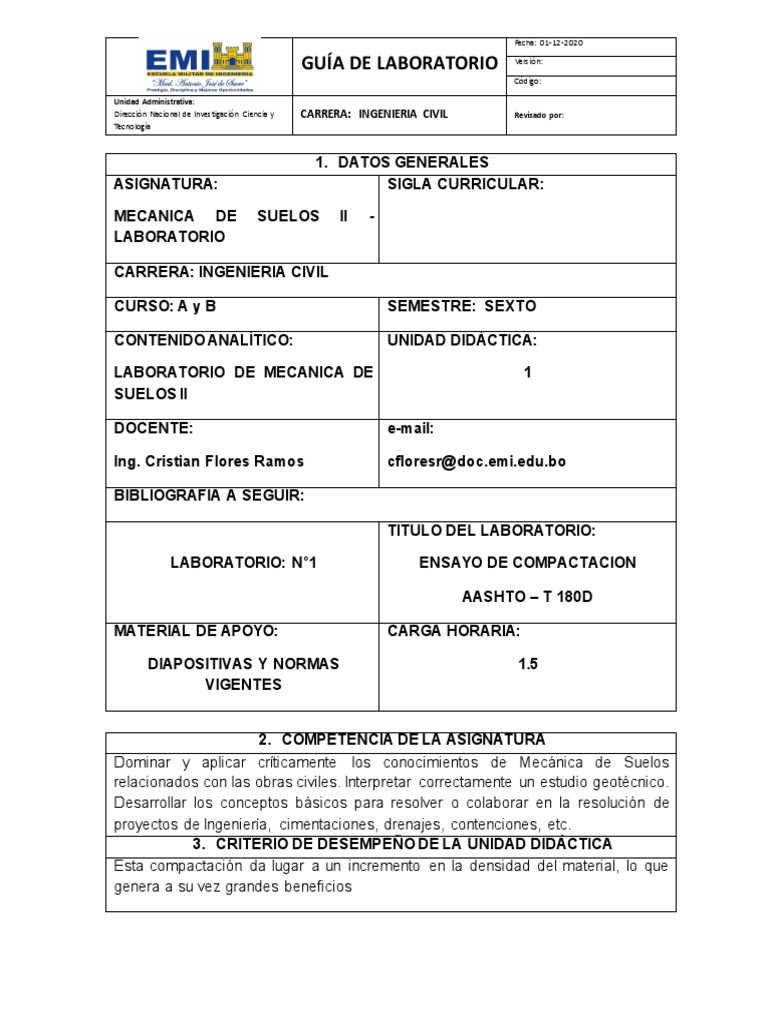 Ensayo de Compactacion Proctor T 99 - t180 v2 | PDF